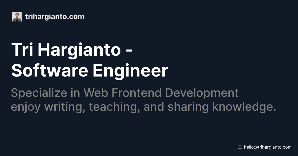 All Articles | Blog | Tri Hargianto